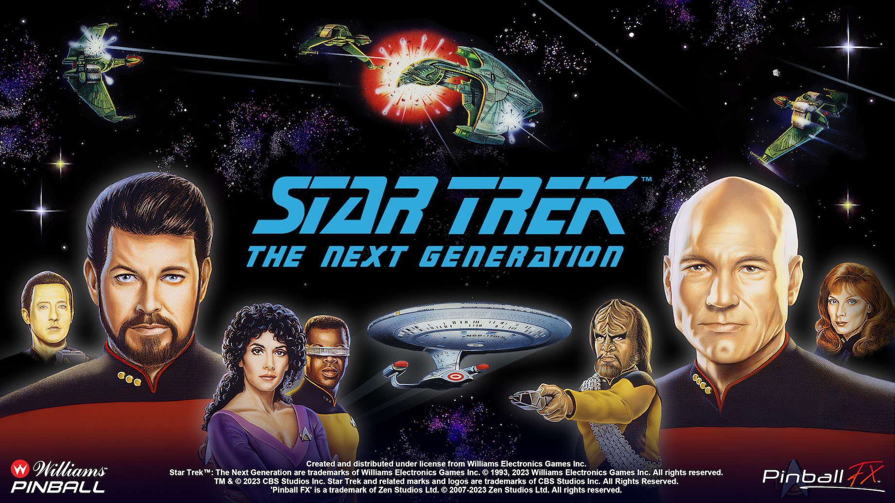Embark on a Galactic Adventure with the Williams Pinball: Star Trek: The Next Generation in ...
